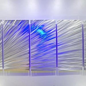 Silver Metal Wall Decor, Silver Metal Home Art, Entrance Wall Art ...