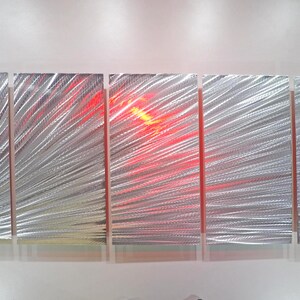 Silver Metal Wall Decor, Silver Metal Home Art, Entrance Wall Art ...