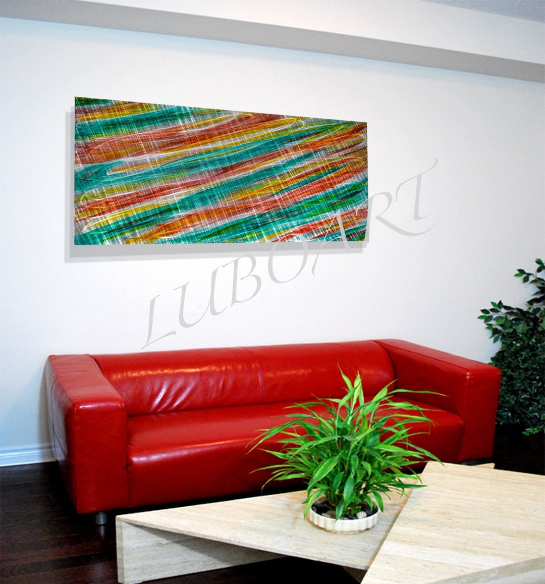 Handmade Metal Wall Decor-multi Color Metal Wall Art-fullcolour Metal ...