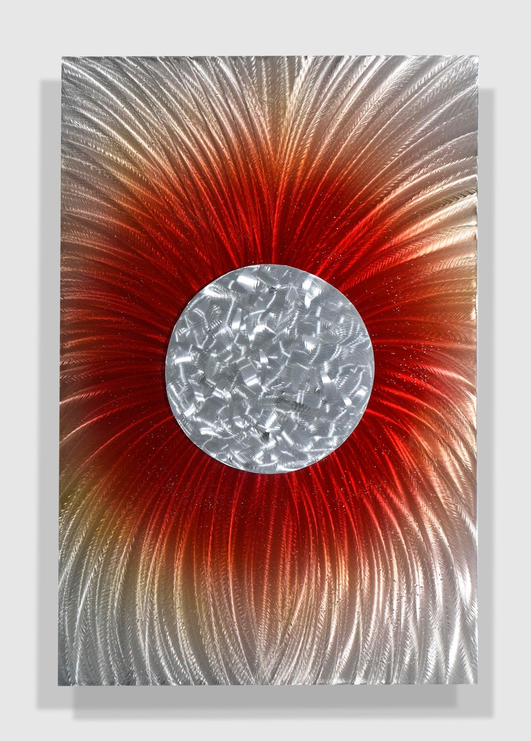 Red Metal Wall Decor-metal Art Painting Cafe Bar Art Office Home Patio ...