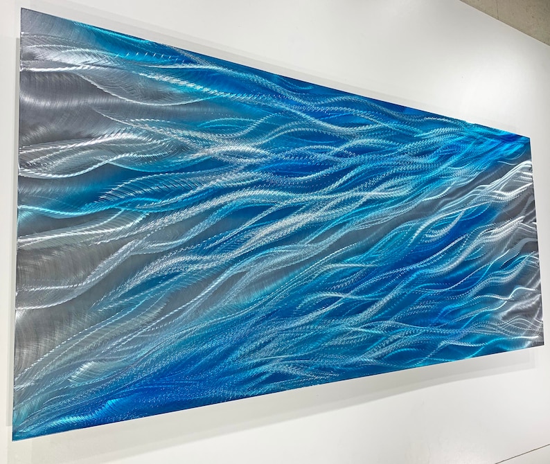 Original Metal Wall Art: Abstract Handmade Aluminum Many Colours ...
