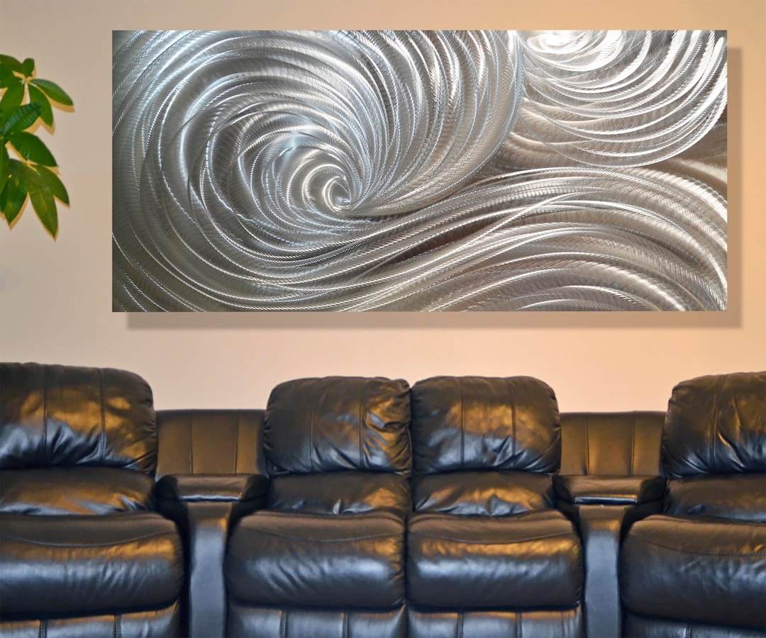 Ocean Wave Wall Art-huge Wall Decor-office Large Metal Decor-home ...