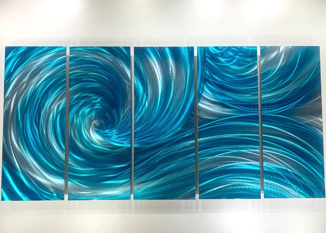 Turquoise Wall Decor-home Wall Decor-ocean Beach Swimming Pool Art-home ...