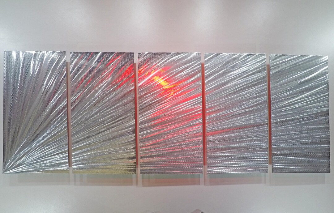 Handmade Metal Home Decor, Silver Metal Wall Art, Entrance Decor ...