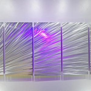 Silver Metal Wall Decor, Silver Metal Home Art, Entrance Wall Art ...