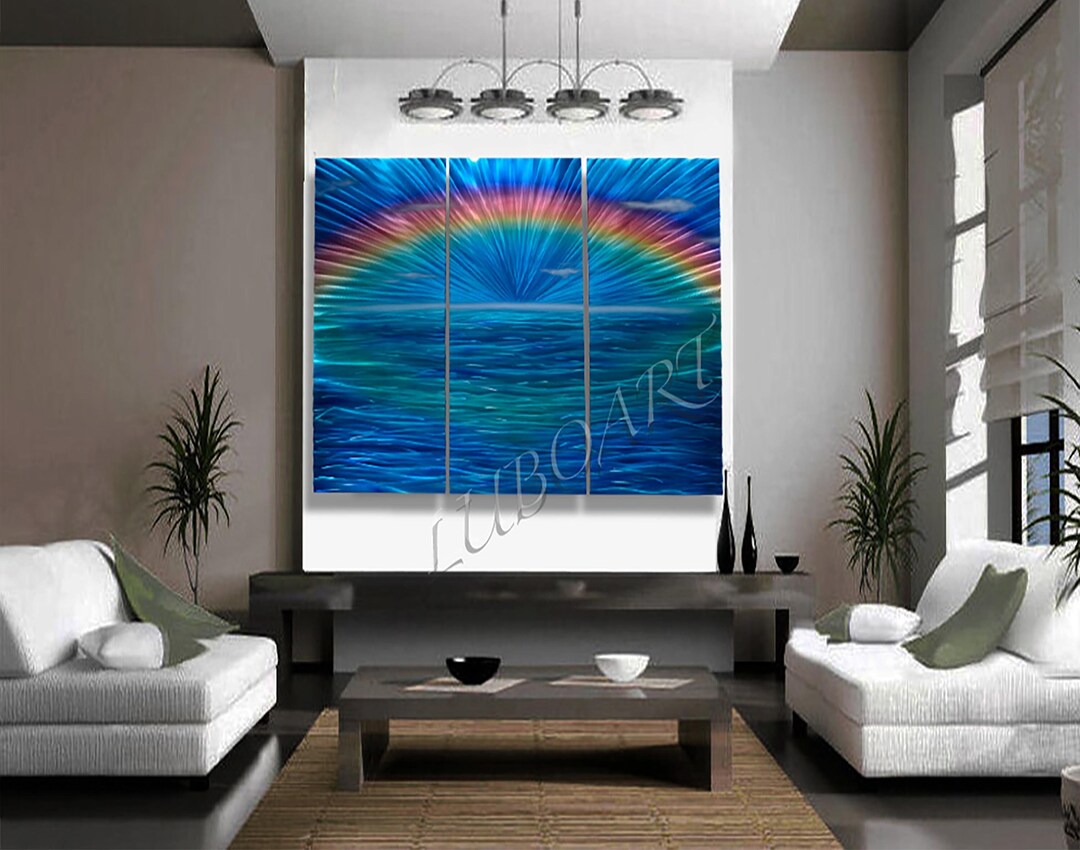 Extra Large Metal Wall Decor-huge Home Wall Art-ocean Big Wall Decor ...