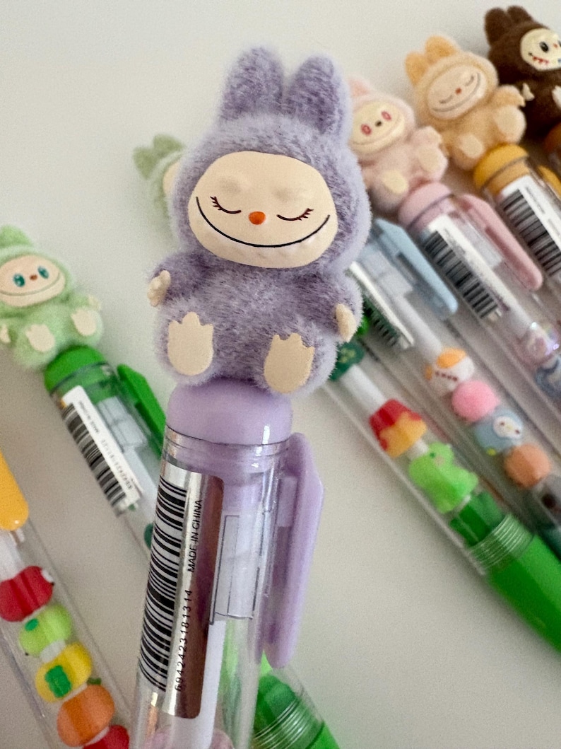 Labubu Cute Pens Multiple Colors Cartoon Craft Pens Toys Great Kids ...
