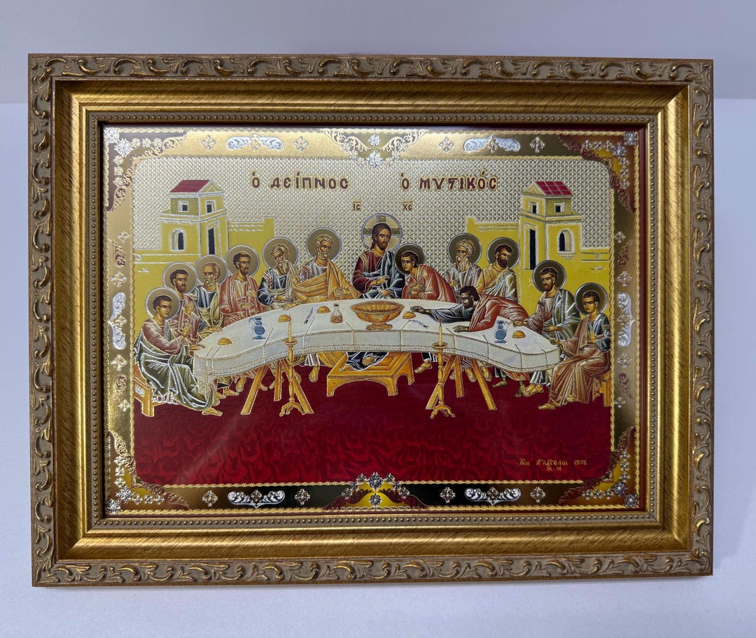 The Last Supper Orthodox Icon - Etsy