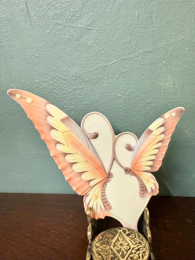 Franz Papillon Butterfly Cup and Saucer, Collectible Porcelain - Etsy