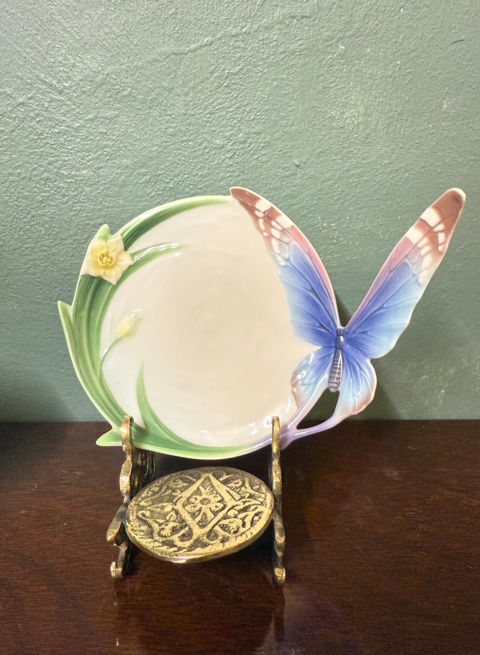 Franz Papillon Butterfly Cup and Saucer, Collectible Porcelain - Etsy