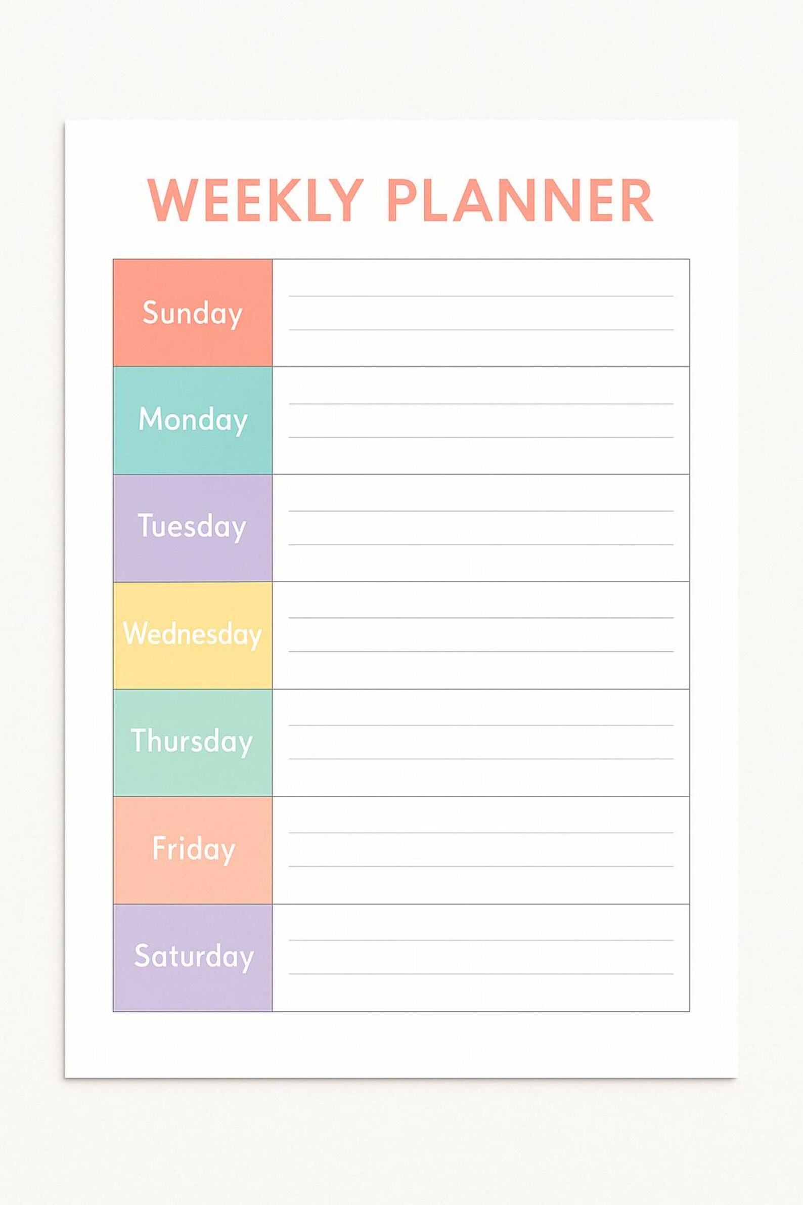 Kids Daily Routine Chart / Printable Morning & Evening Checklist ...