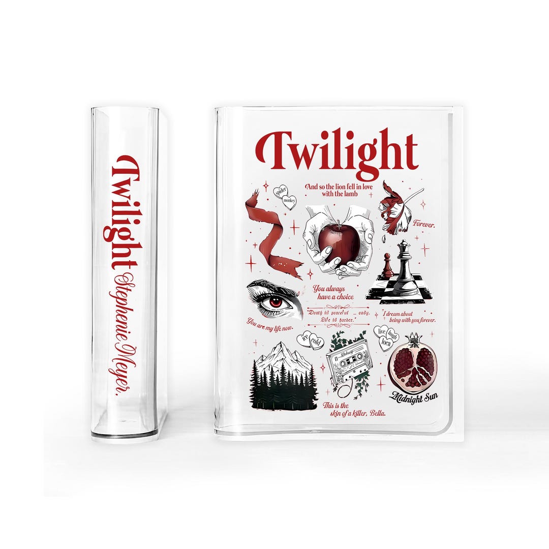 Retro Vintage Twilight Acrylic Book Vase - Etsy