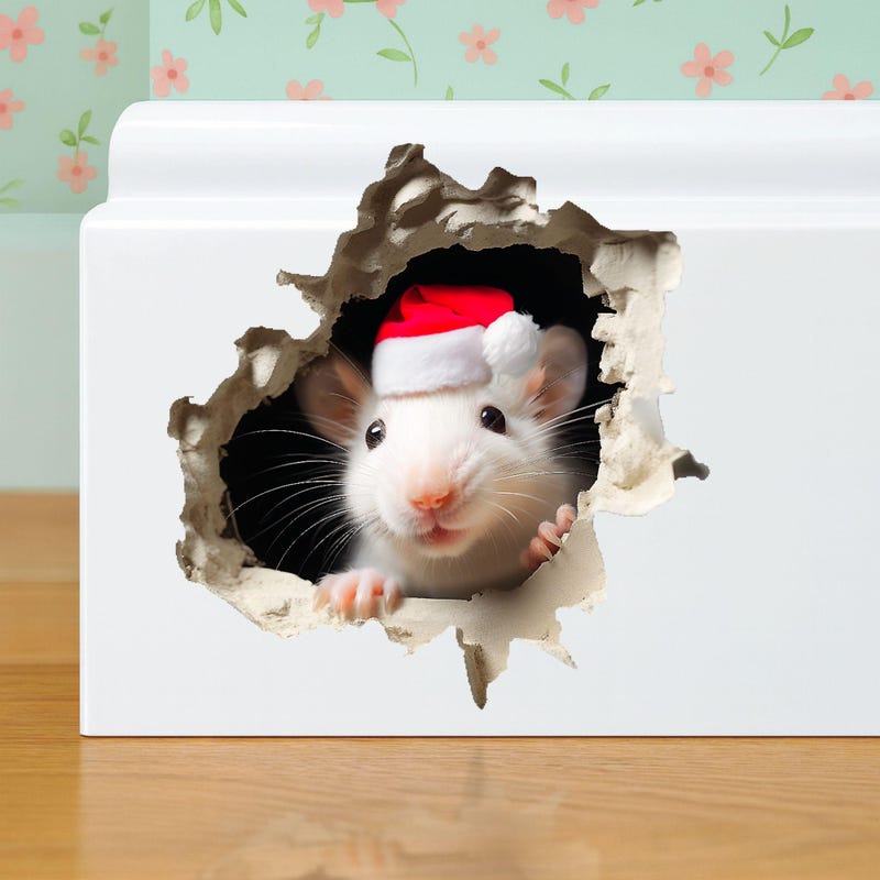 Mouse Home Wall Decal - Etsy