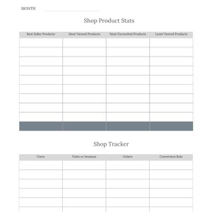 Etsy Shop Planner Canva Template, Small Business Organizer, Seller ...