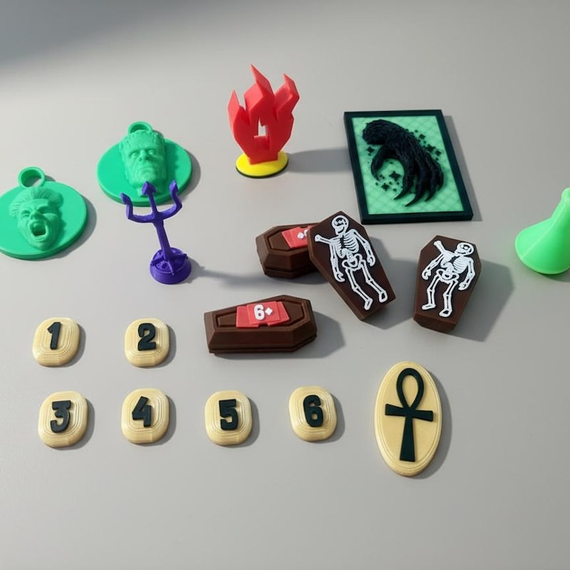 Monster Tokens Board Game - Etsy