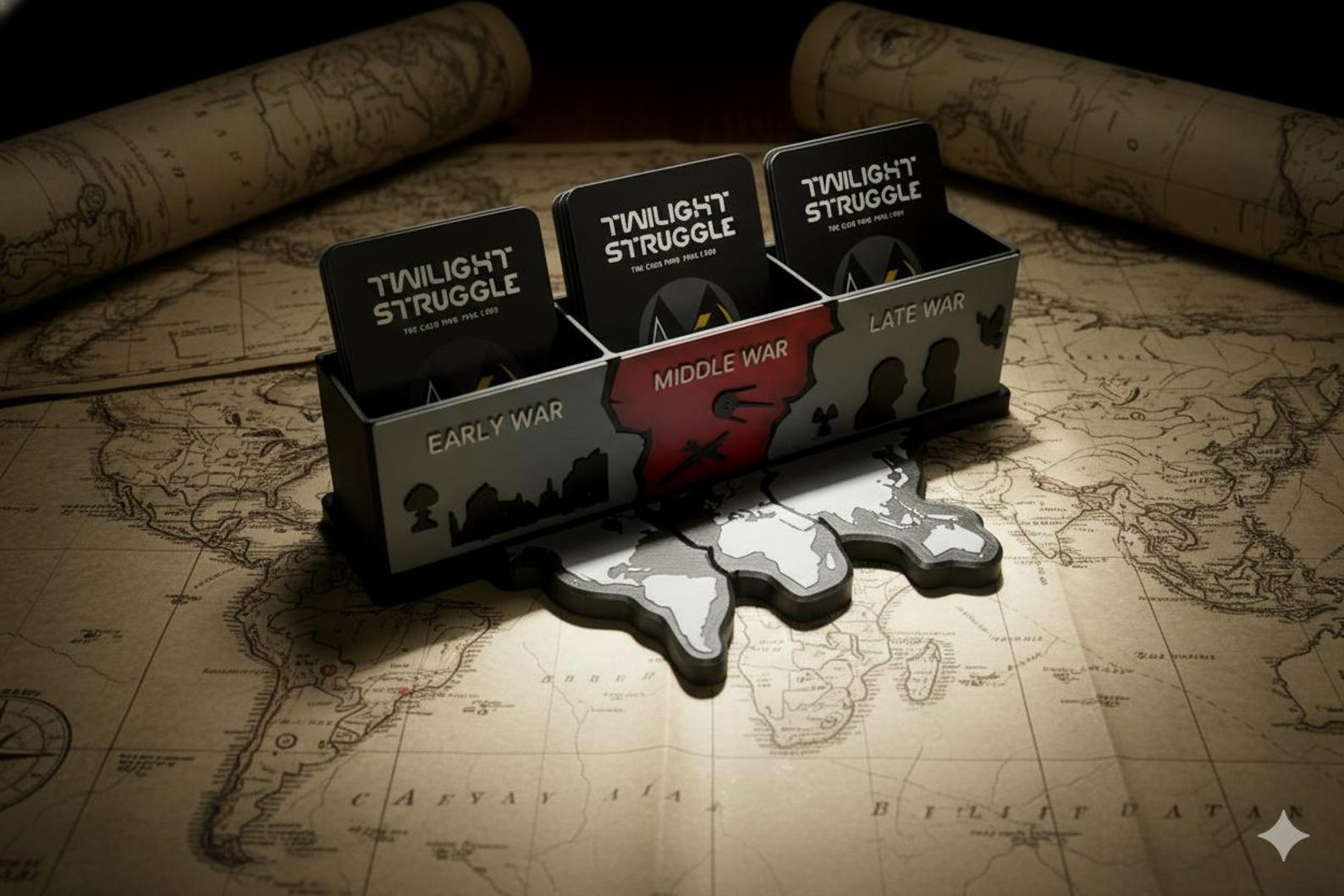 Twilight Struggle Card Holder Stand, Board Game Accessories & Deck ...