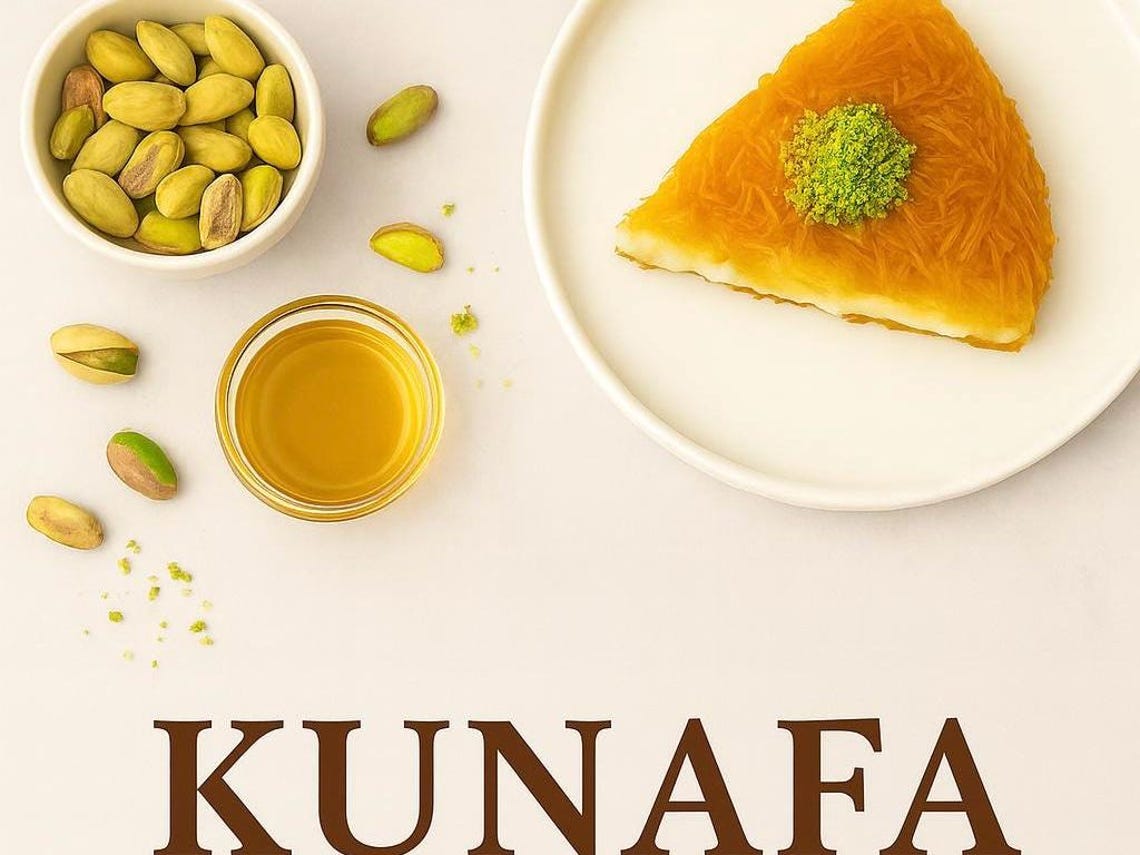 Kunafa Recipe | Authentic Middle Eastern Dessert | Sweet Cheese Pastry ...