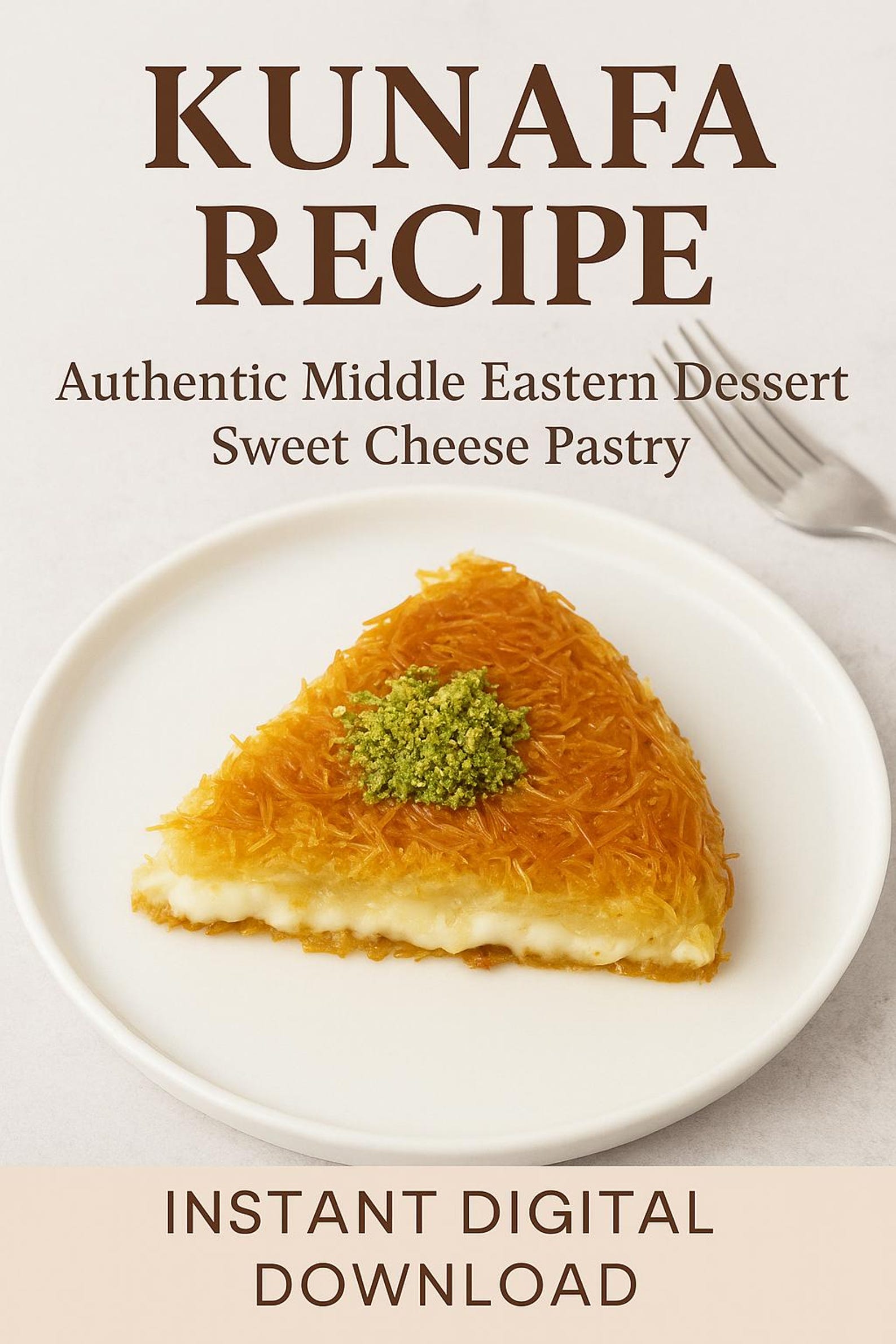 Kunafa Recipe | Authentic Middle Eastern Dessert | Sweet Cheese Pastry ...