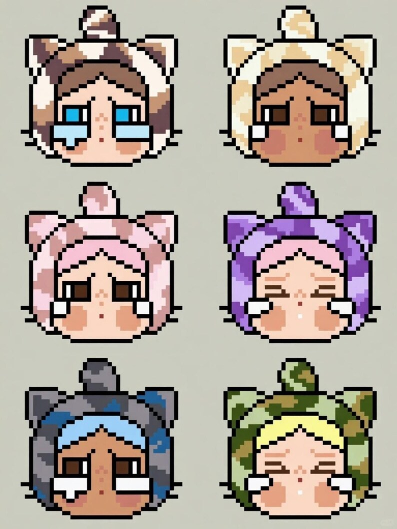 Crybaby Pop Mart Inspired Kandi Pattern – Cute Bead Bracelet Blueprint ...