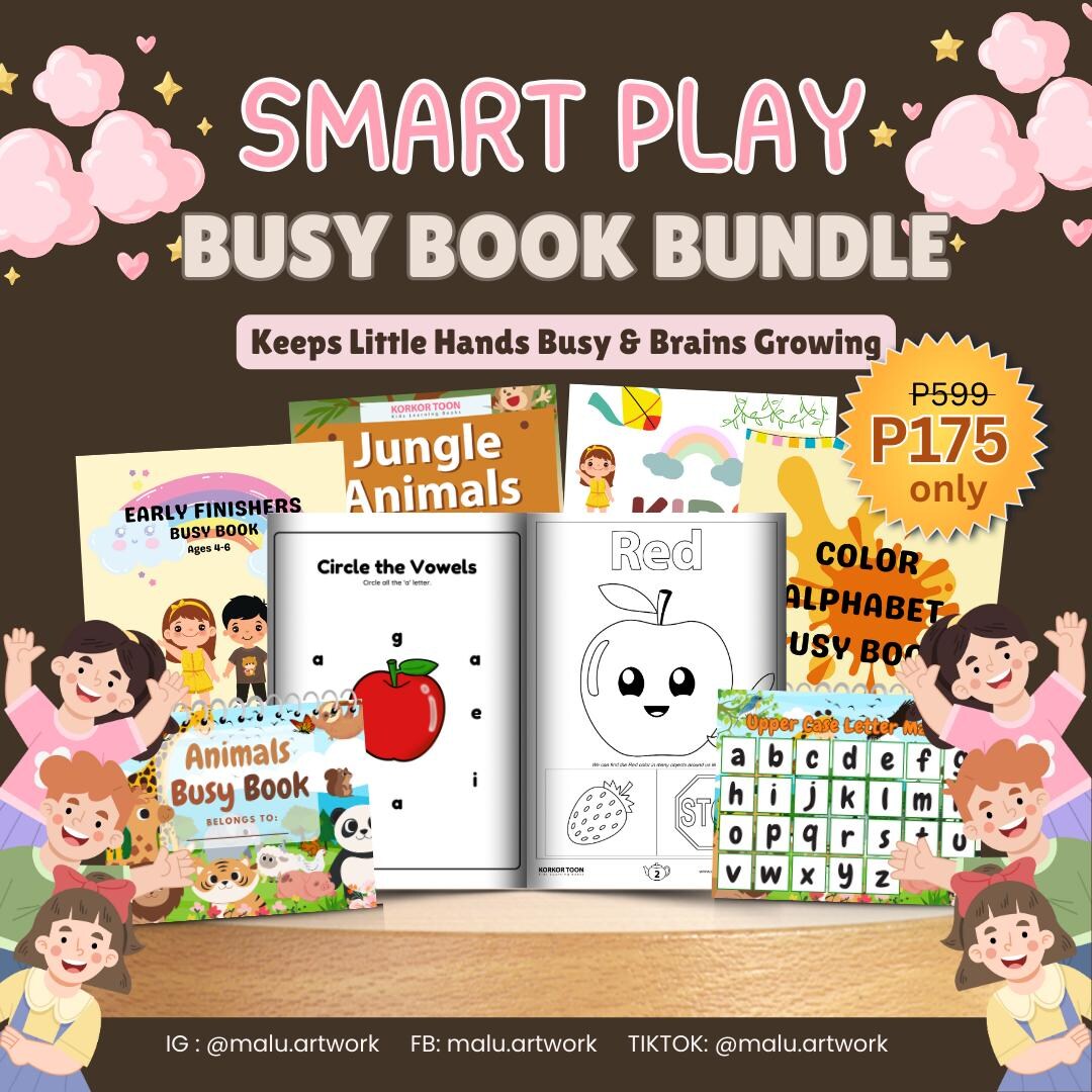 Toddler Learning Busy Book: Tracing, Numbers, Letters (PDF Printable ...