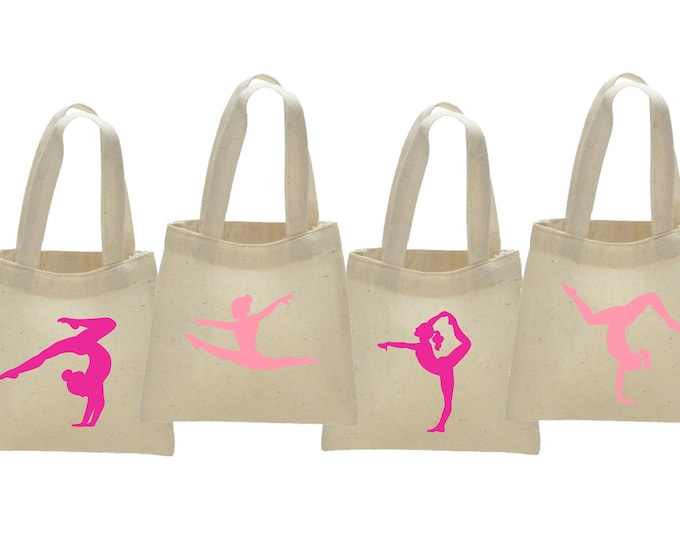 Gymnastics Party Favor Bags Gymnastics Candy Bags Gymnastics | Etsy