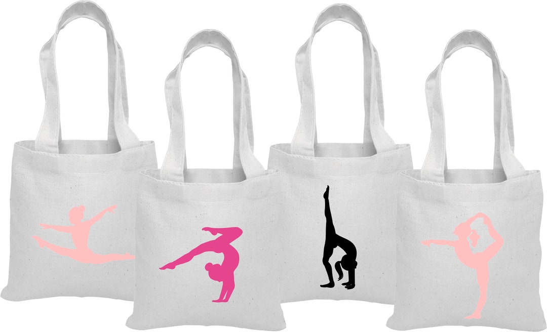 Gymnastics Party Favor Bags, Gymnastics Candy Bags, Gymnastics Birthday ...