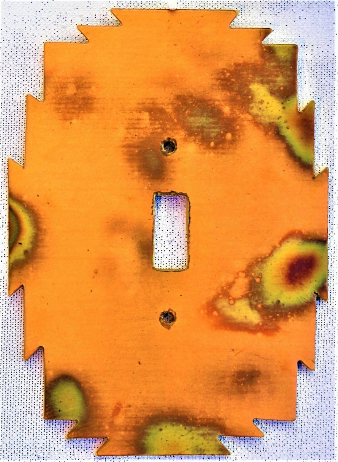 Coppercutts Heat Treated Copper 4.25 X 6 Single Standard Switch Plate ...