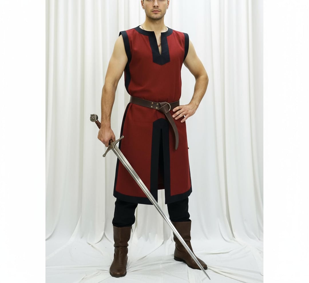 Medieval Knight Tabard – Embroidered Surcoat for LARP & Ren Faire - Etsy