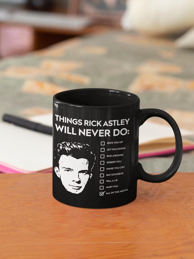 Rick Astley Never Gonna Give You up SVG: Retro Meme Clipart (digital ...