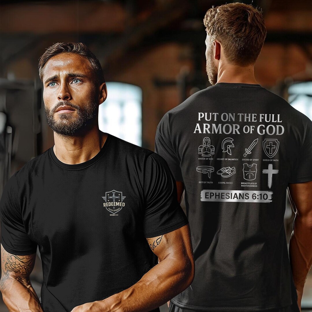 Battle Ready Christian T-shirt – Armor of God, Ephesians 6:11 - Etsy