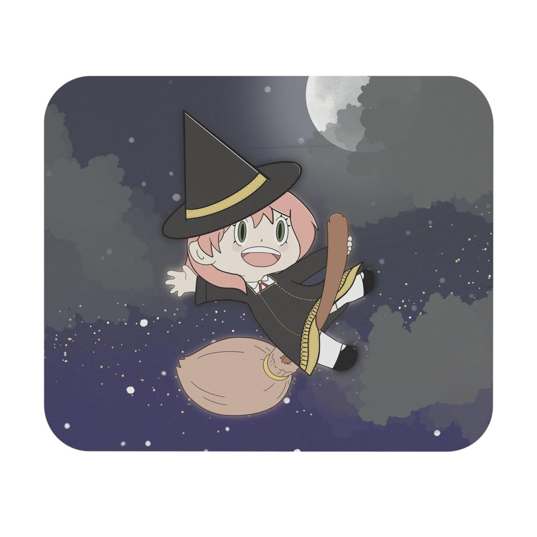 Spy X Family Mouse Pad | Anya Forger Chibi Style Witch Anime Gifts - Etsy