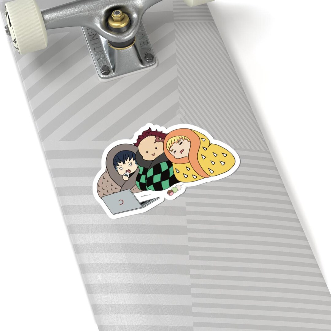 Demon Slayer / Kimetsu No Yaiba Sleepover Cute Cozy Chibi Sticker ...