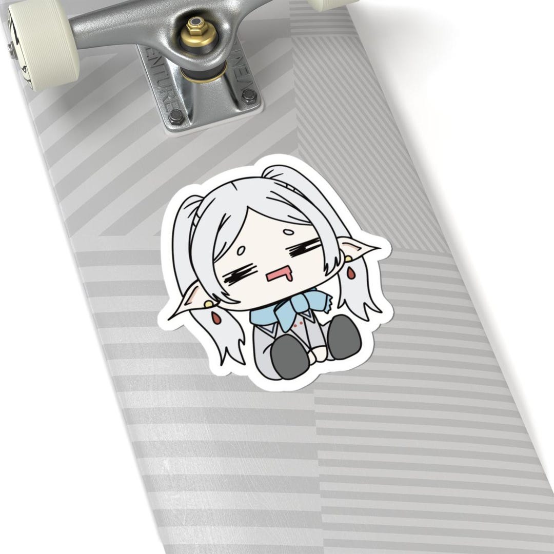 Frieren Cute Elf Chibi Decorative Sticker | Beyond Journey's End Anime ...