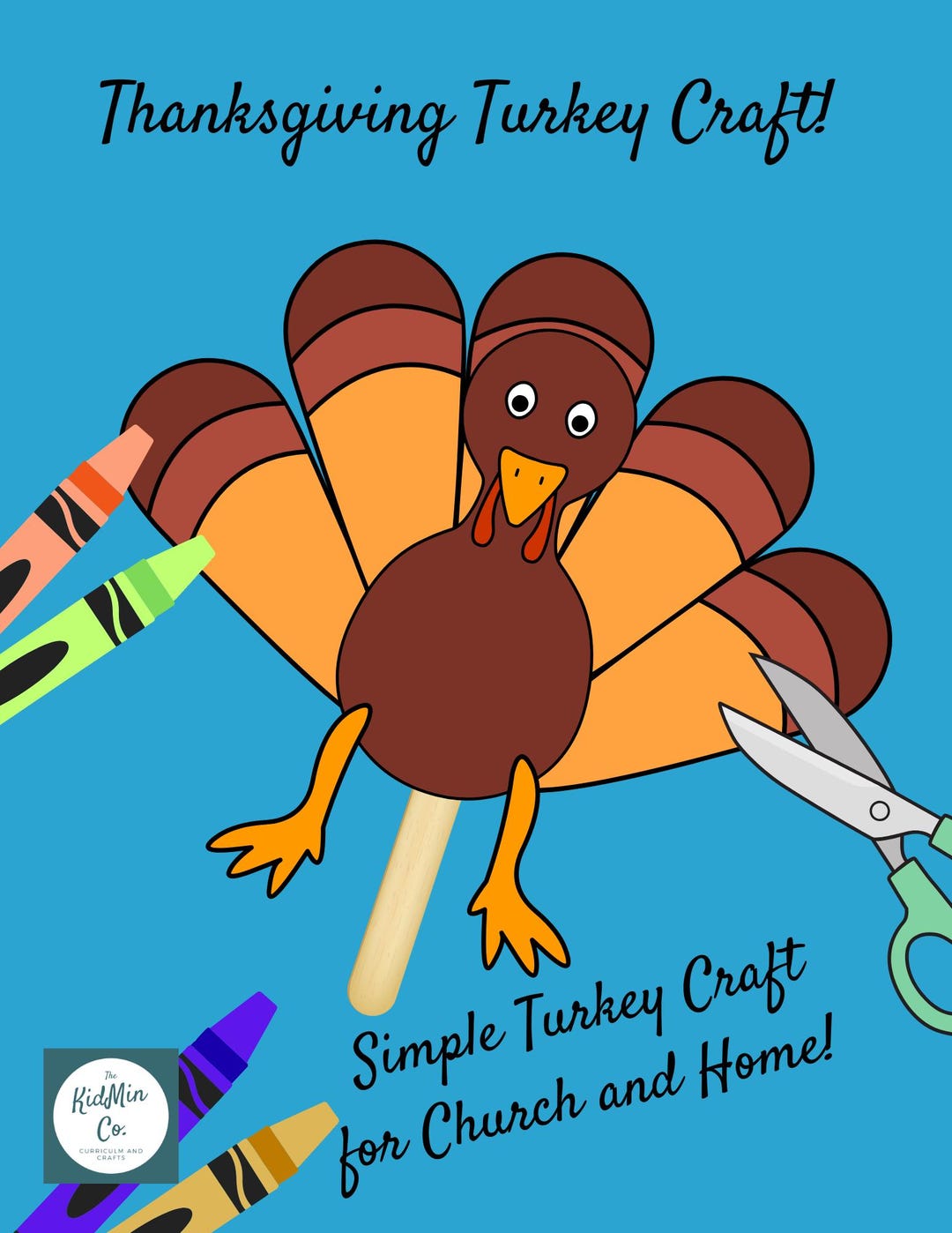 Thanksgiving Turkey Craft | Printable Kids Activity | Thankfulness ...