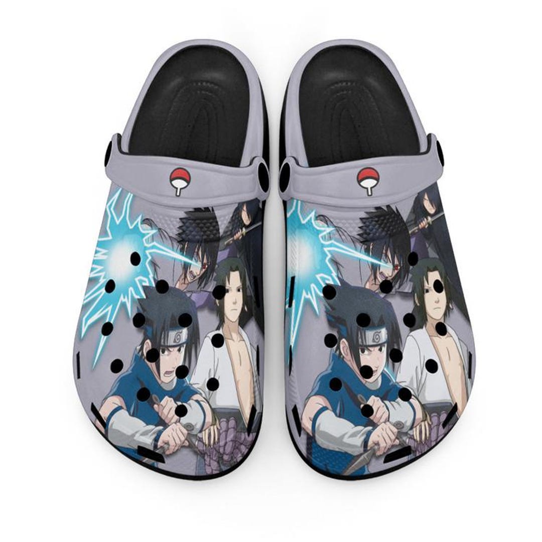 Sasuke Uchiha Clogs Shoes Pattern Style - Etsy