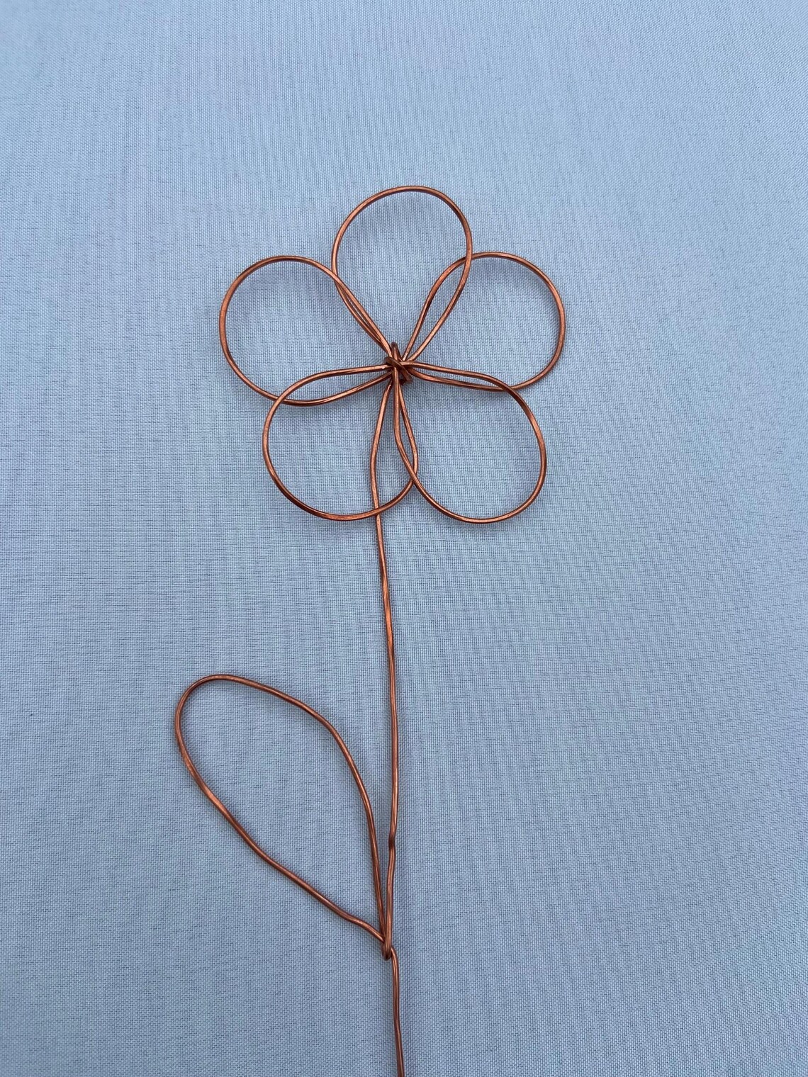 Delicate 5 Pedal Dowel Flower: Large or Small, With or Without Leaf. - Etsy