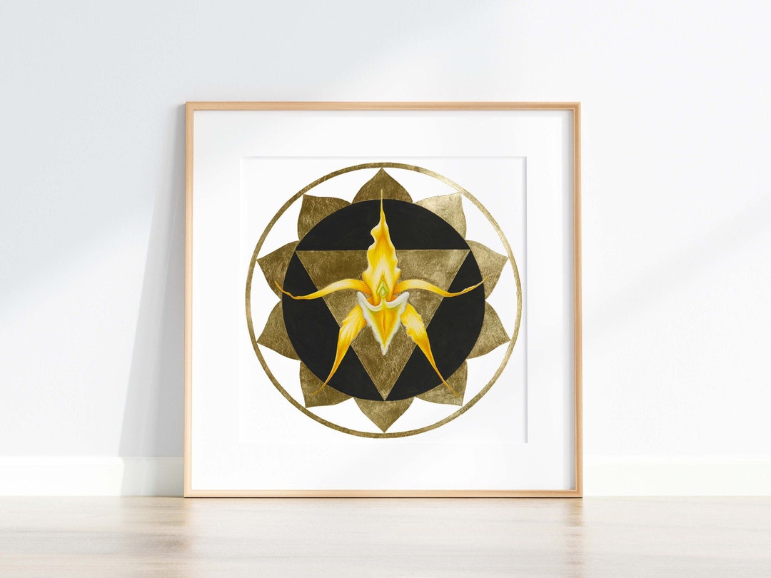 Yoni Flower Painting Solar Plexus 3rd Chakra Divine - Etsy