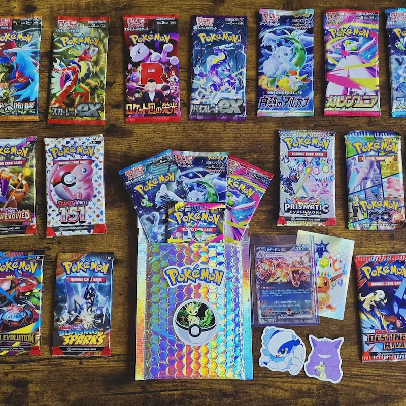 Custom Pokémons Card Packs - Etsy