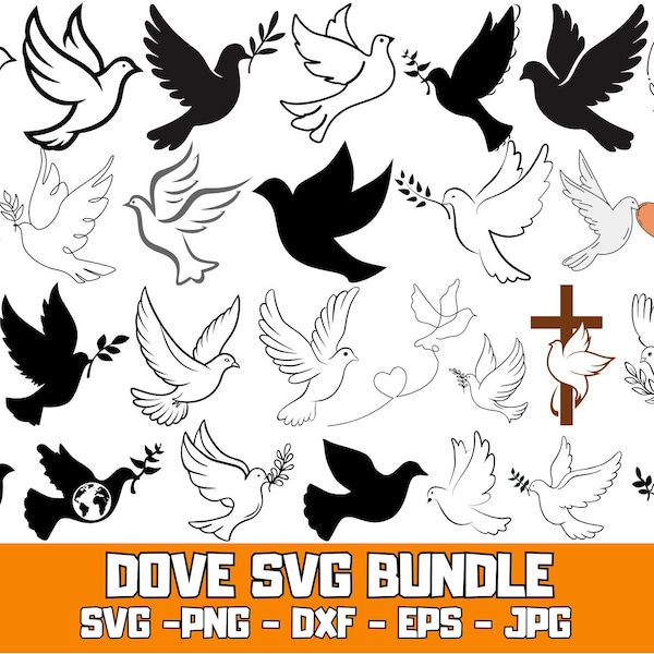 Dove Svg - Etsy