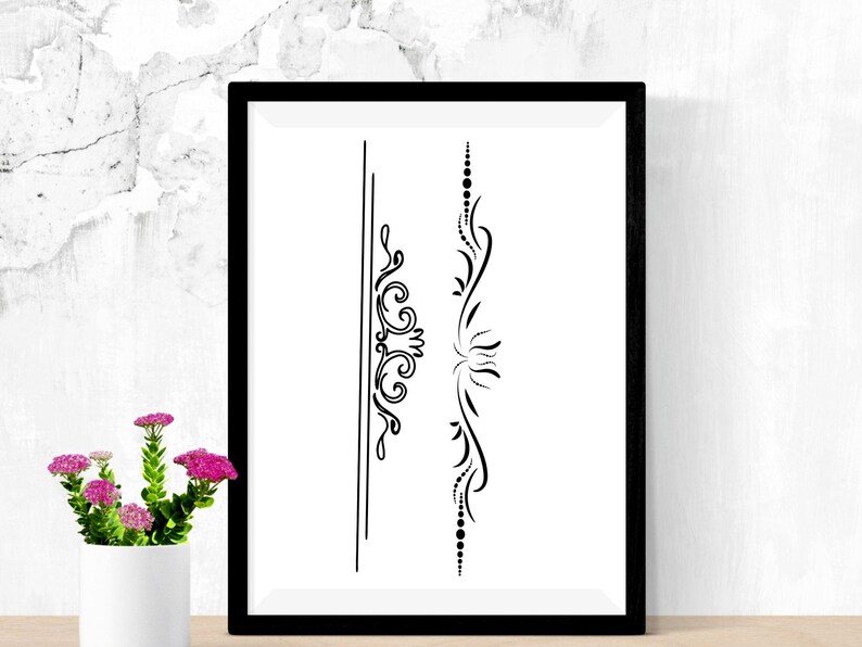 Filigree SVG Bundle - Ornamental Scroll Art Images - With Free ...