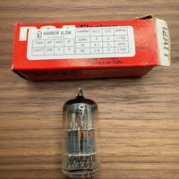 Sylvania 5751 Vacuum Tube - Triple Mica - GRAY Plate - Etsy