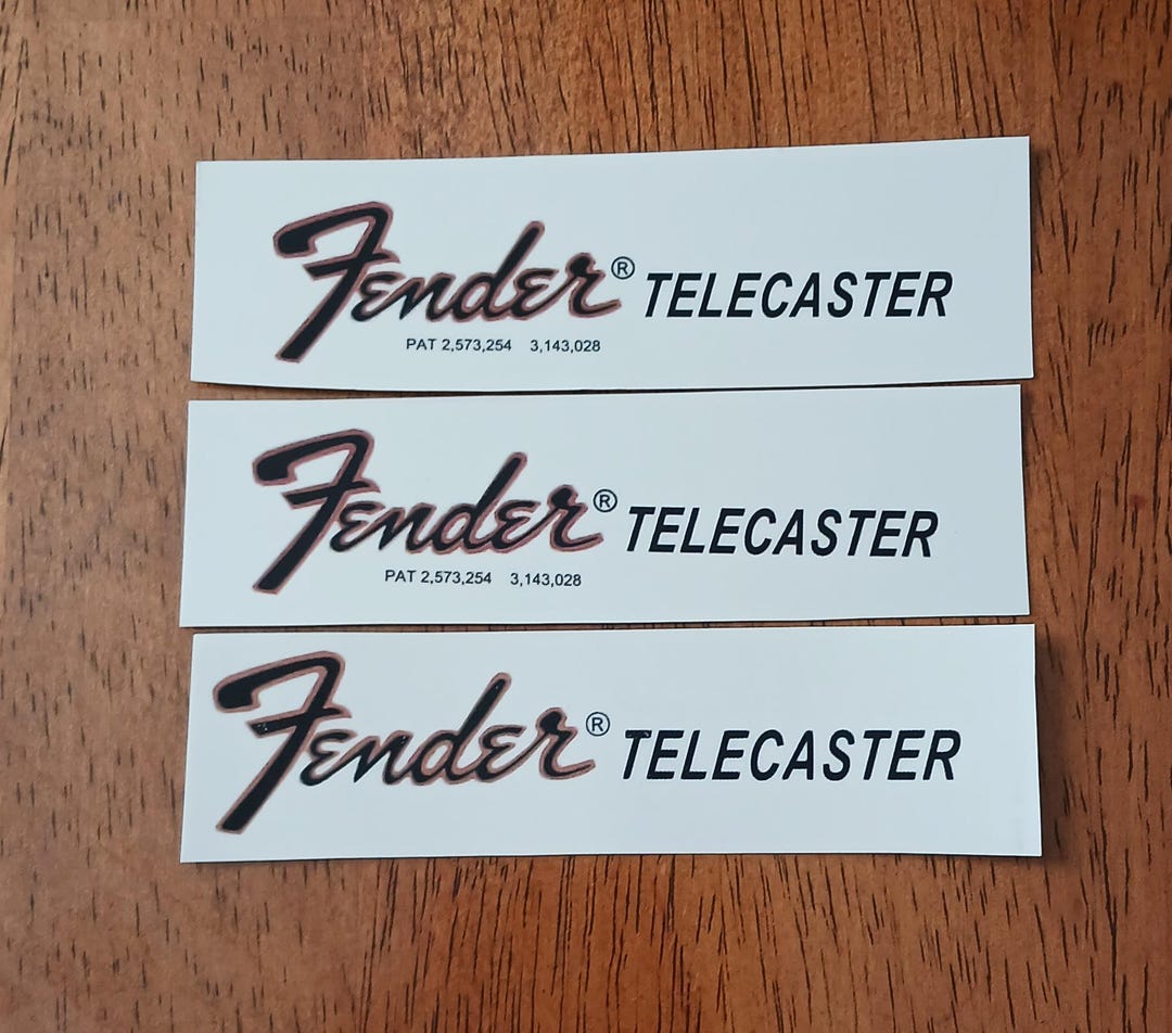 Fender Telecaster Handmade Reproduced (3) 1960/1970 Style Waterslide ...