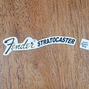 Stratocaster Body Sticker - Etsy UK