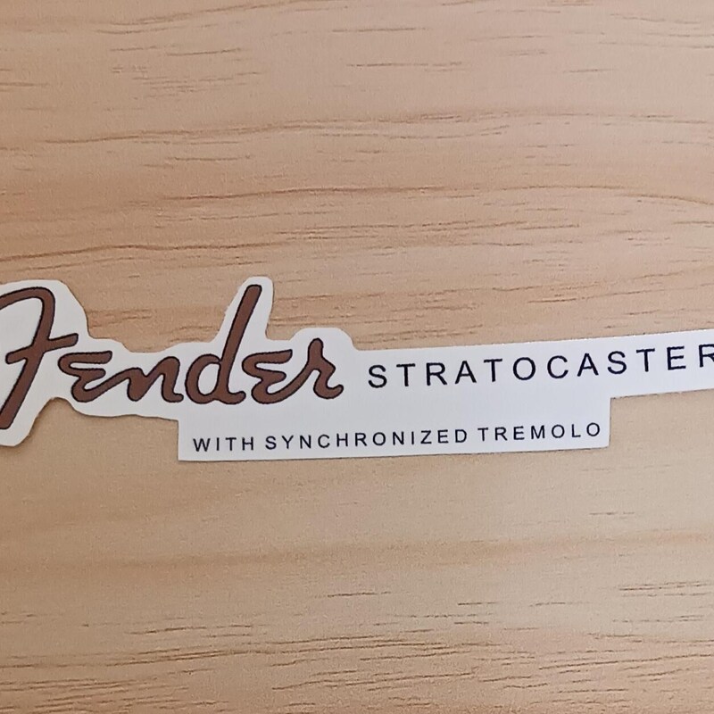 Fender Guitar Decal - Etsy