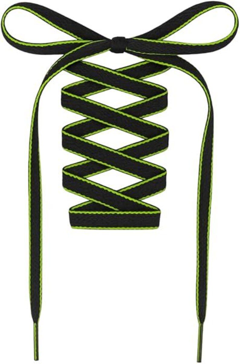 These Flat Polyester Oval Double Coloured Laces Are Perfect for Stylish ...