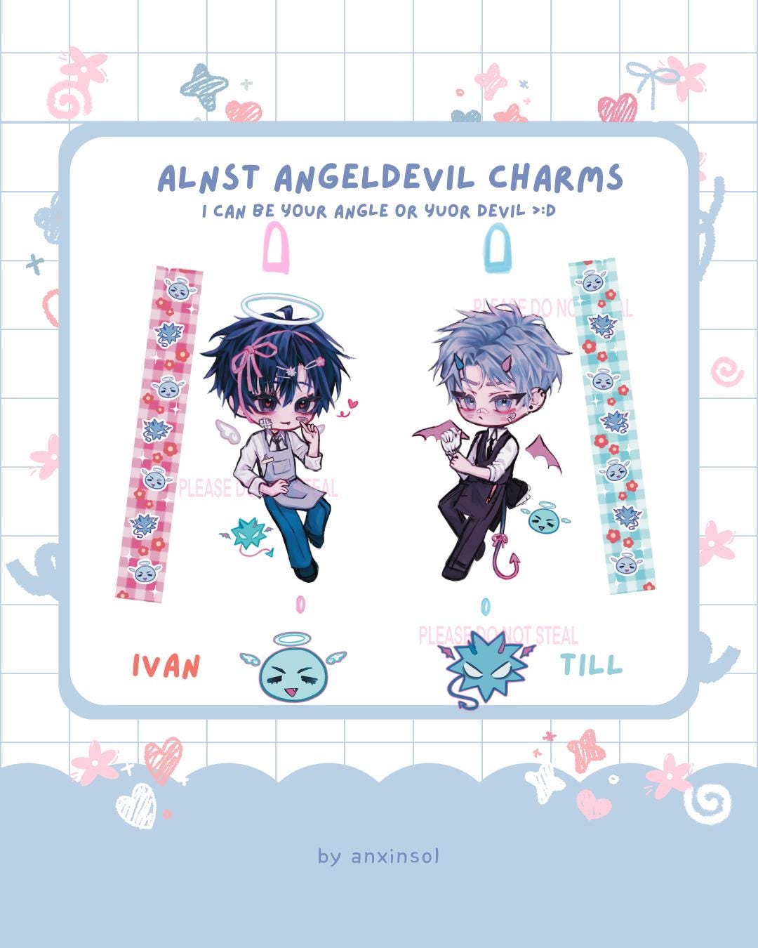 Alien Stage || ALNST || Ivantill Lanyard Acrylic Glitter Connecting ...