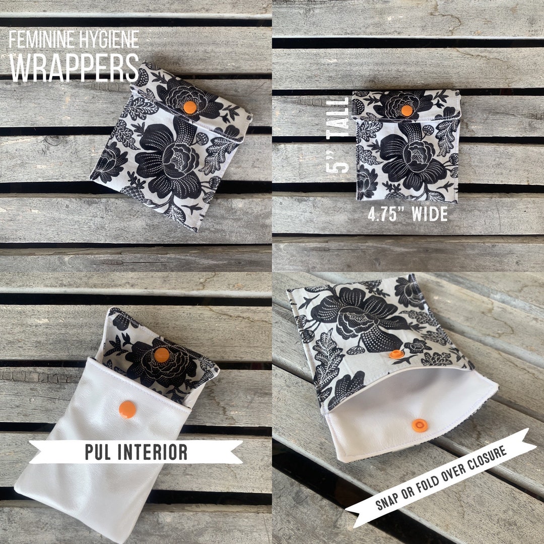 Feminine Hygiene Wrappers, Choose From 150 Patterns/colors Mama Cloth ...
