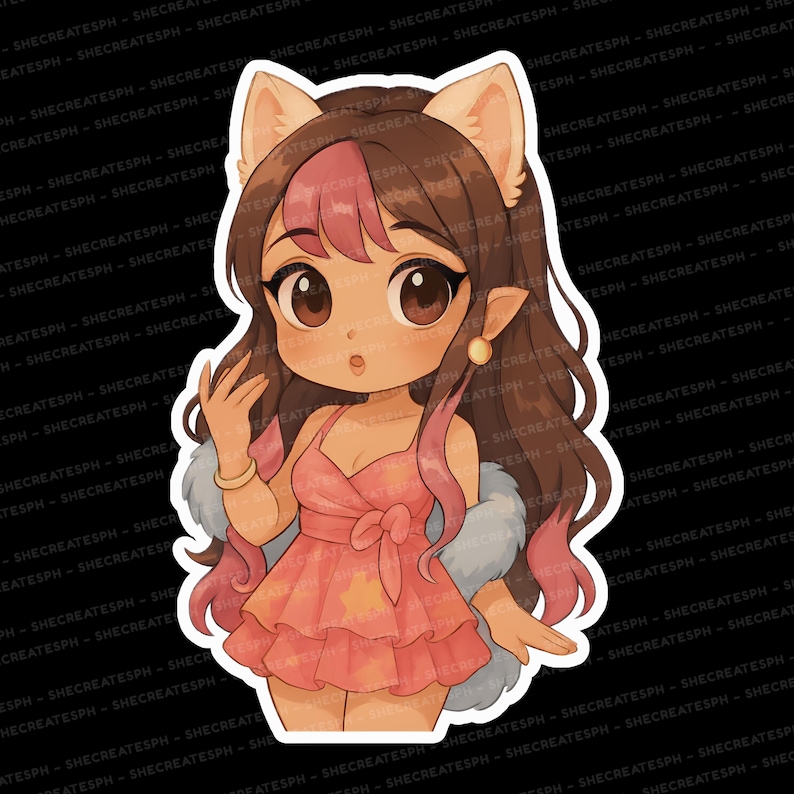 KATSEYE Chibi Girl Group Stickers: Printable PNG + SVG Pack - Etsy