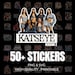 KATSEYE Sticker Pack Version 2: 50+ PNG and SVG Group Fan Art (digital ...