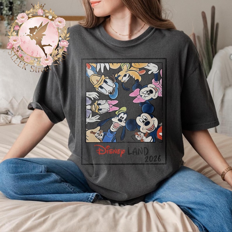 Disneyland 2026 Shirt, Mickey Minnie Goofy Donald Daisy Tee, Disney ...